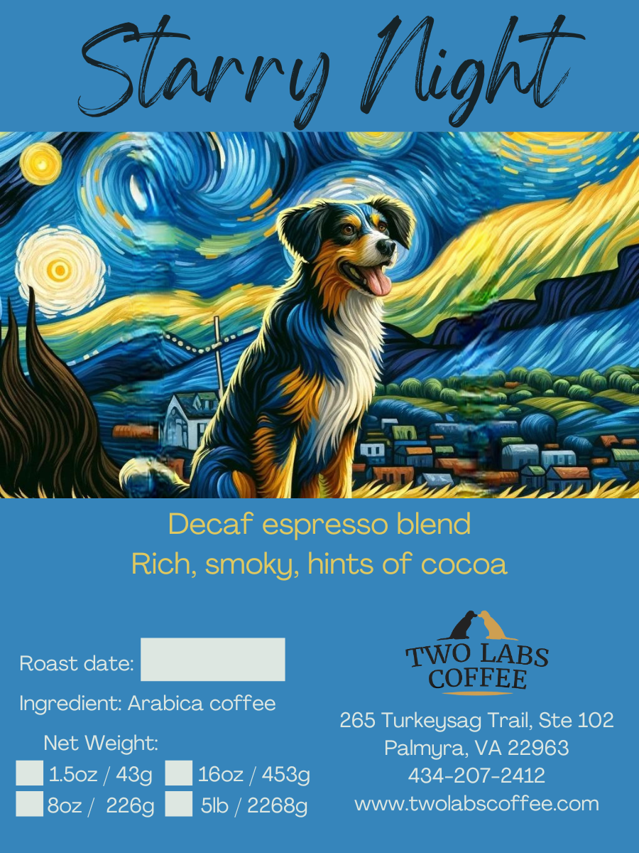 Starry Night (Decaf espresso) – Two Labs Coffee